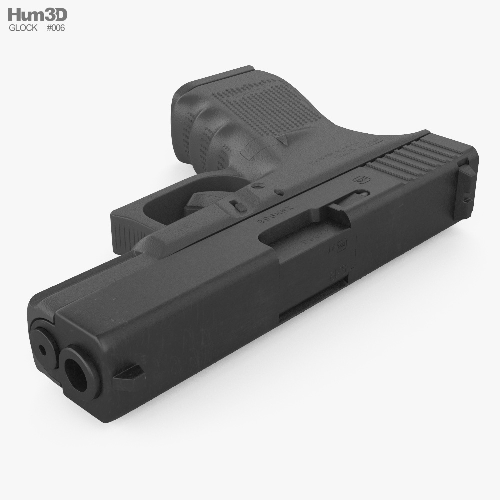 Glock 19 Gen4 3D model - Download Pistol on 3DModels.org