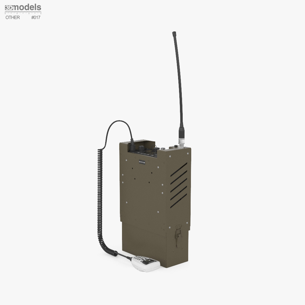 Lybid K-1A Radio Station 3D model - Download Audio Devices on 3DModels.org