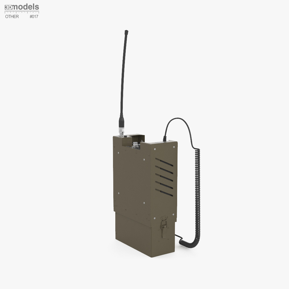 Lybid K-1A Radio Station 3D model - Download Audio Devices on 3DModels.org