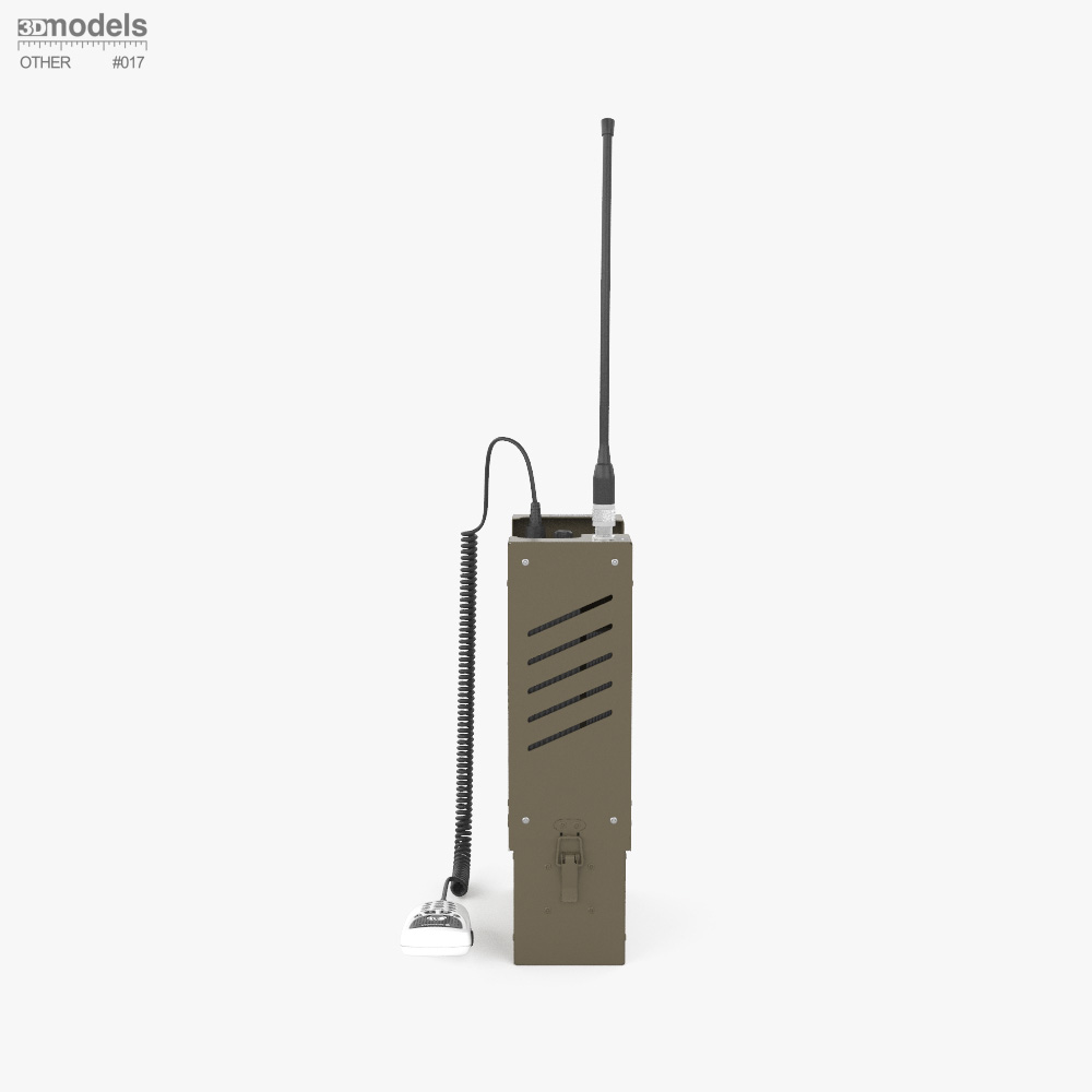 Lybid K-1A Radio Station 3D model - Download Audio Devices on 3DModels.org