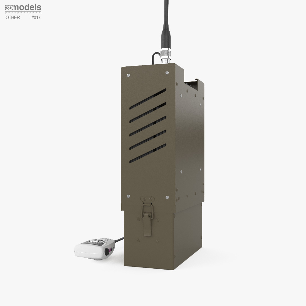 Lybid K-1A Radio Station 3D model - Download Audio Devices on 3DModels.org