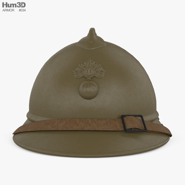 M15 Adrian Helmet 3D model - Download Armor on 3DModels.org