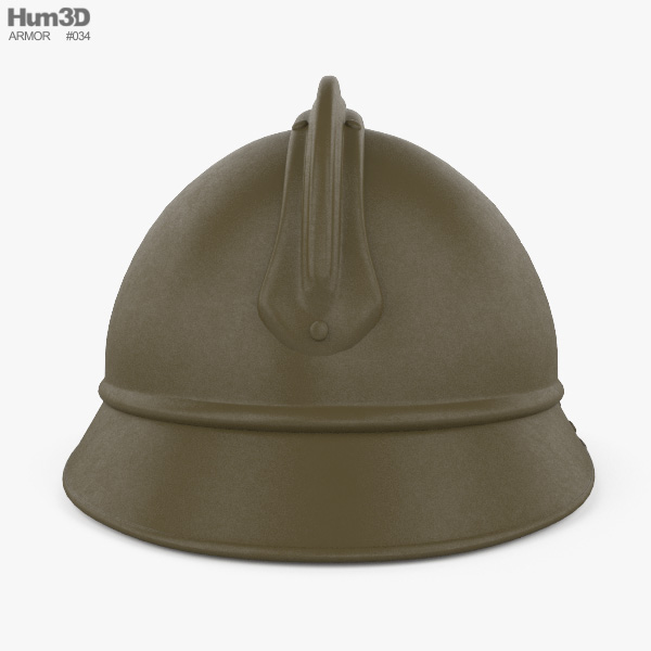 M15 Adrian Helmet 3D model - Download Armor on 3DModels.org