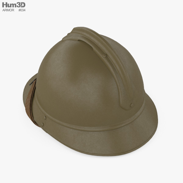 M15 Adrian Helmet 3D model - Download Armor on 3DModels.org