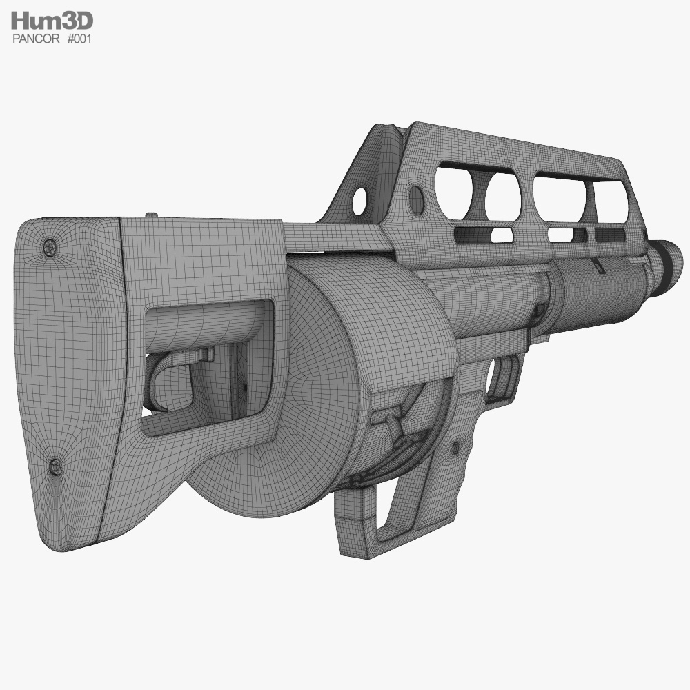 Pancor Jackhammer Modello 3D - Scarica Fucile a pompa on 3DModels.org