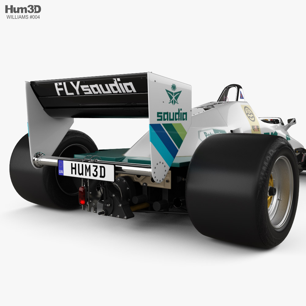 Williams FW08C F1 1983 3D model - Download Sports car on 3DModels.org