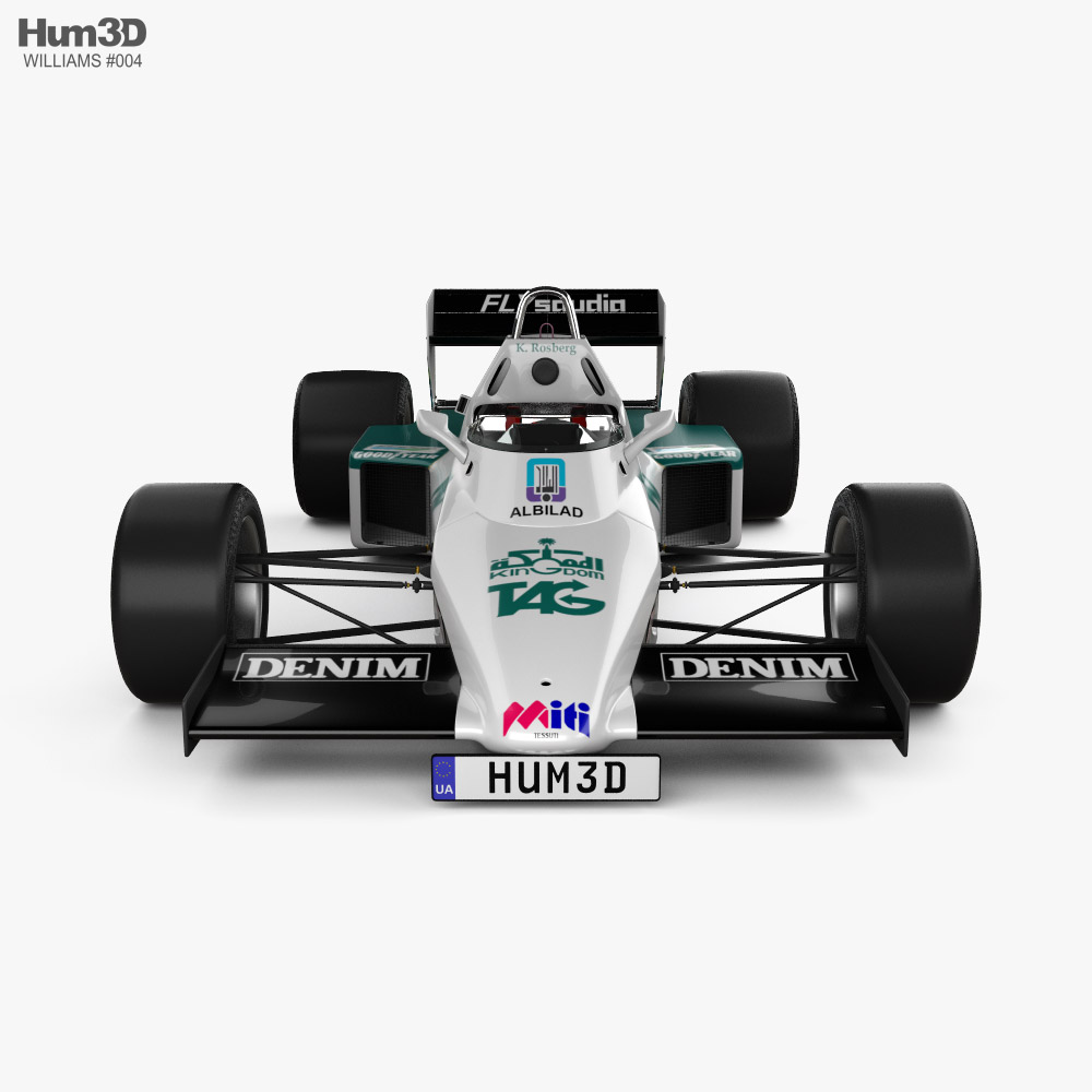 Williams FW08C F1 1983 3D model - Download Sports car on 3DModels.org