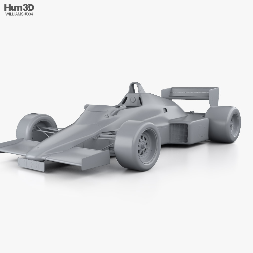 Williams FW08C F1 1983 3D model - Download Sports car on 3DModels.org