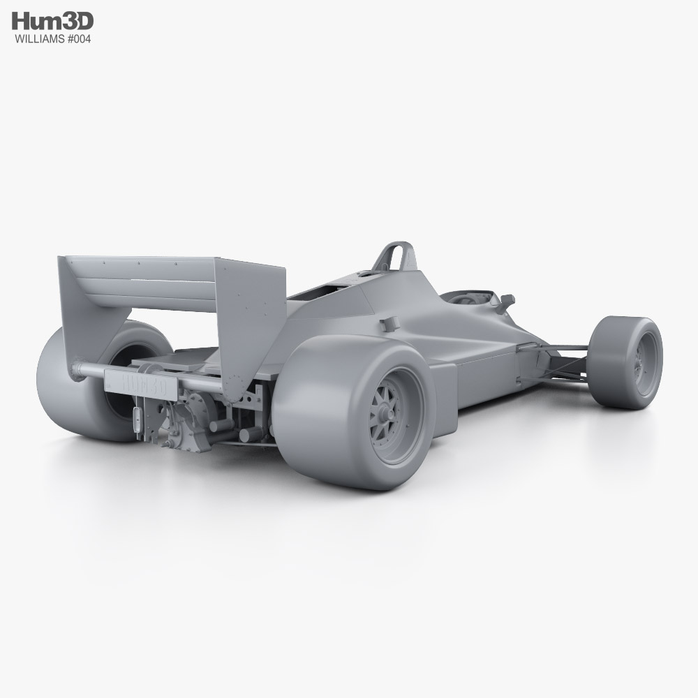Williams FW08C F1 1983 3D model - Download Sports car on 3DModels.org