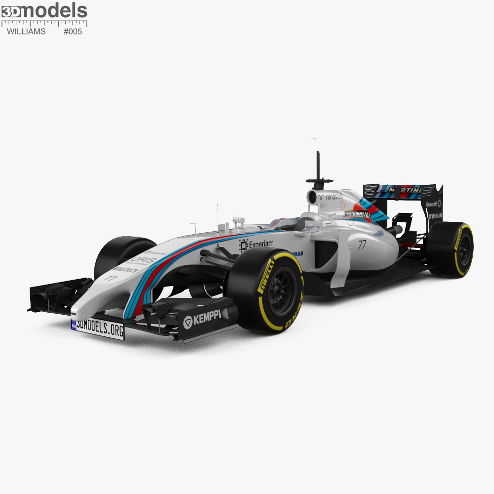 Williams FW36 2014 3D model - Download Sports car on 3DModels.org