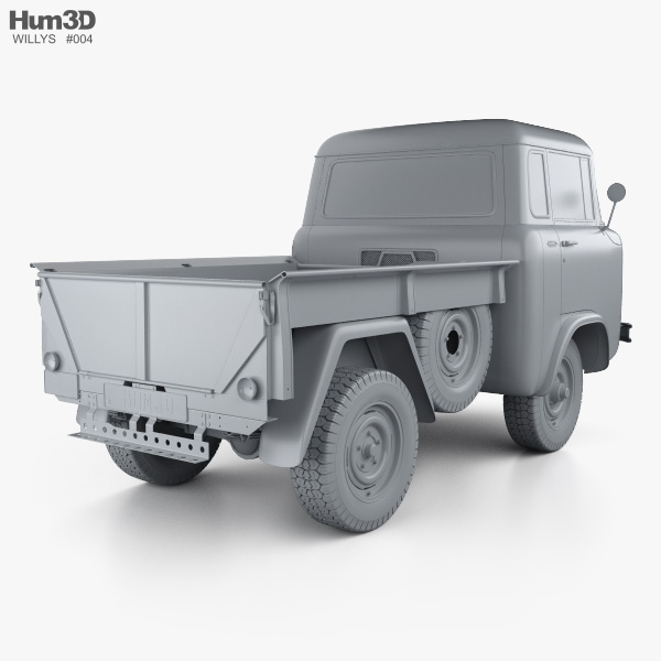 Willys Jeep FC-150 Forward Control 1957 Modelo 3D - Descargar Camión on ...