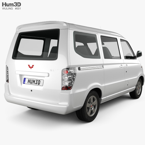 Wuling Sunshine 2014 3D model - Download Van on 3DModels.org