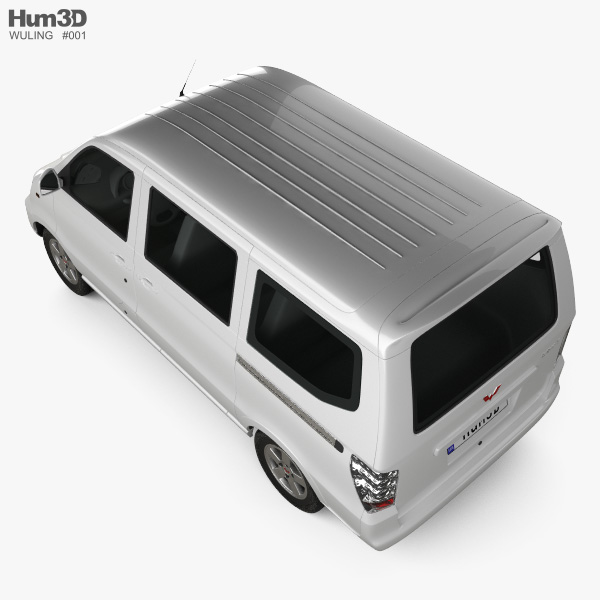 Wuling Sunshine 2014 3D model - Download Van on 3DModels.org