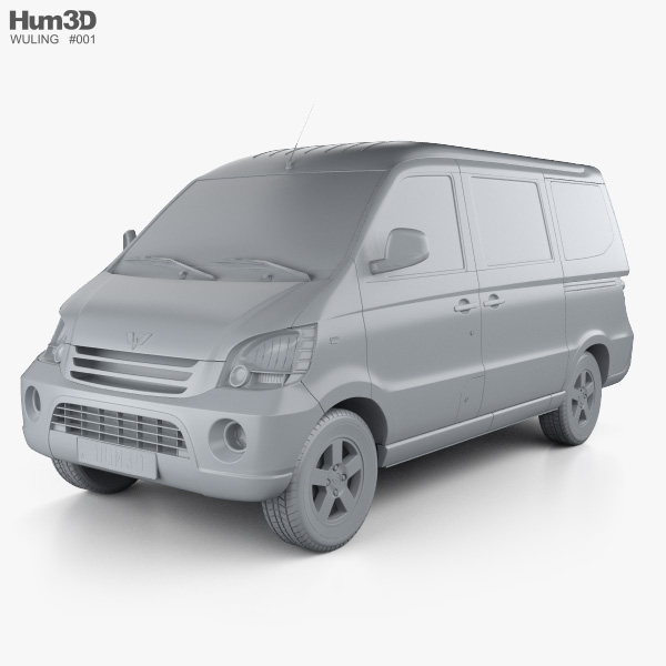 Wuling Sunshine 2014 Modelo 3D - Descargar Van on 3DModels.org