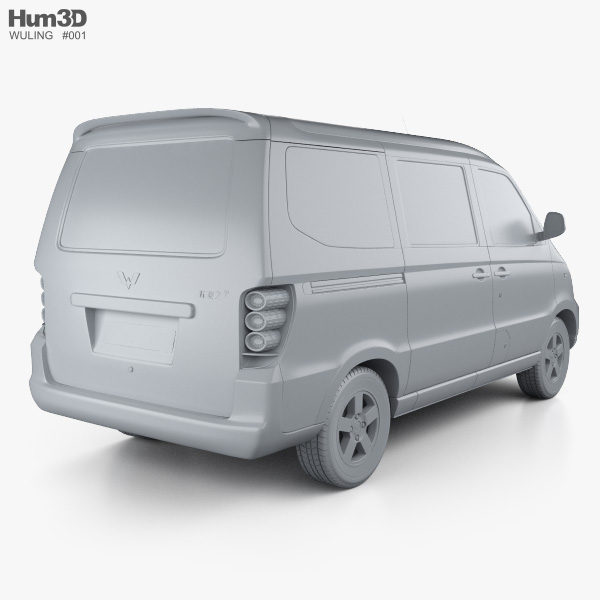 Wuling Sunshine 2014 3D model - Download Van on 3DModels.org