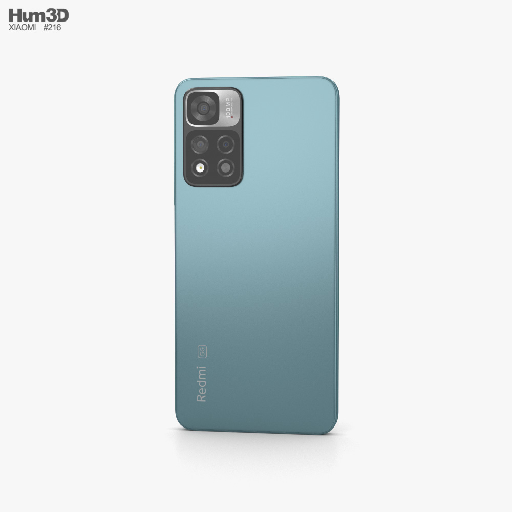 Xiaomi Redmi Note 11 Pro Forest Green 3D model - Download Phones on ...