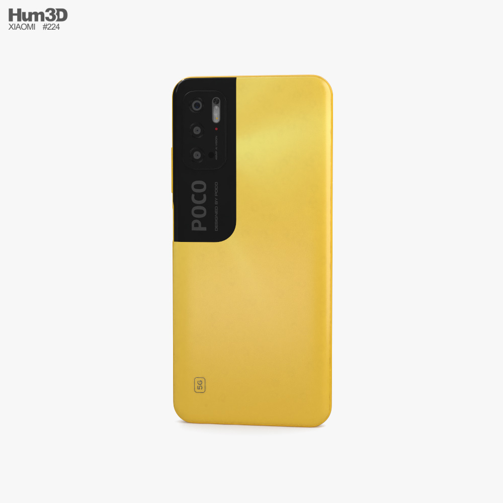 Xiaomi Poco M3 Pro Poco Yellow 3D model - Download Phones on 3DModels.org