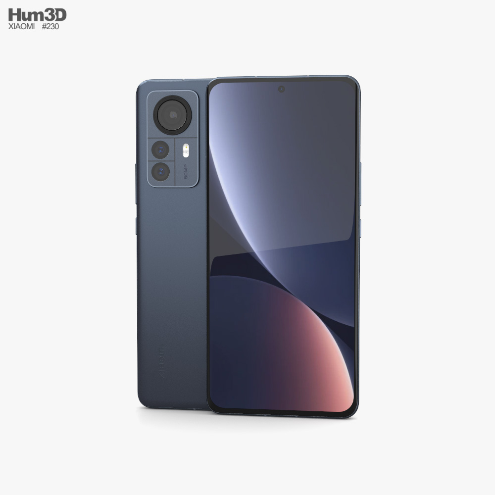 Xiaomi 12 Pro Black 3D model - Download Phones on 3DModels.org