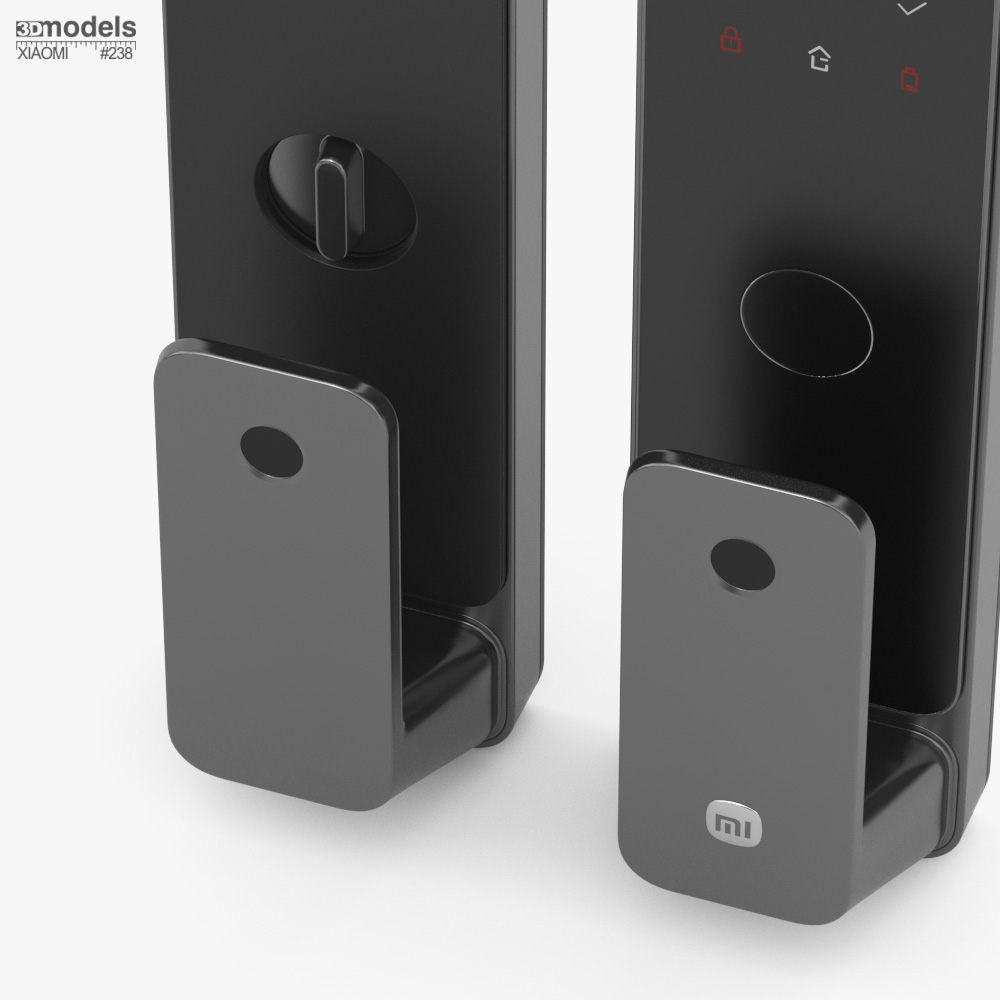 Xiaomi Smart Door Lock 2 Pro 3D model - Download Electronic Accessories ...