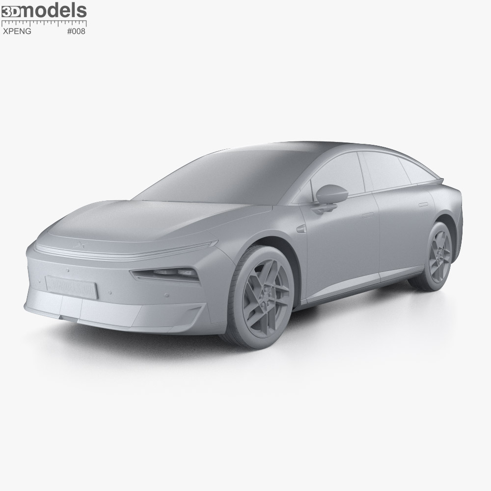 Xpeng P7 Plus 2026 Modelo 3D - Baixar Hatchback no 3DModels.org