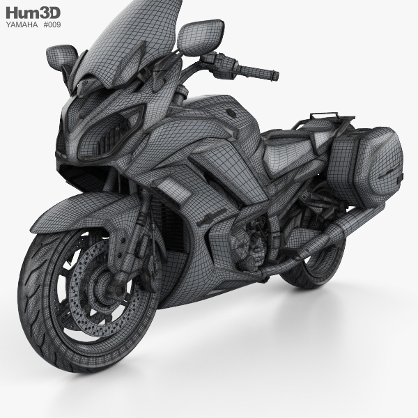 Yamaha FJR1300 ES 2013 3D model - Download Motorcycle on 3DModels.org