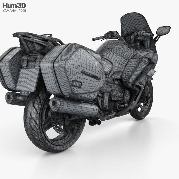 Yamaha FJR1300 ES 2013 3D model - Download Motorcycle on 3DModels.org