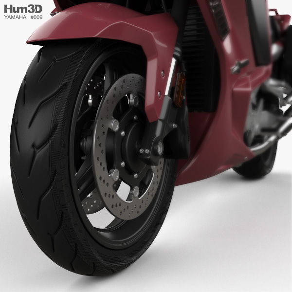 Yamaha FJR1300 ES 2013 3D model - Download Motorcycle on 3DModels.org