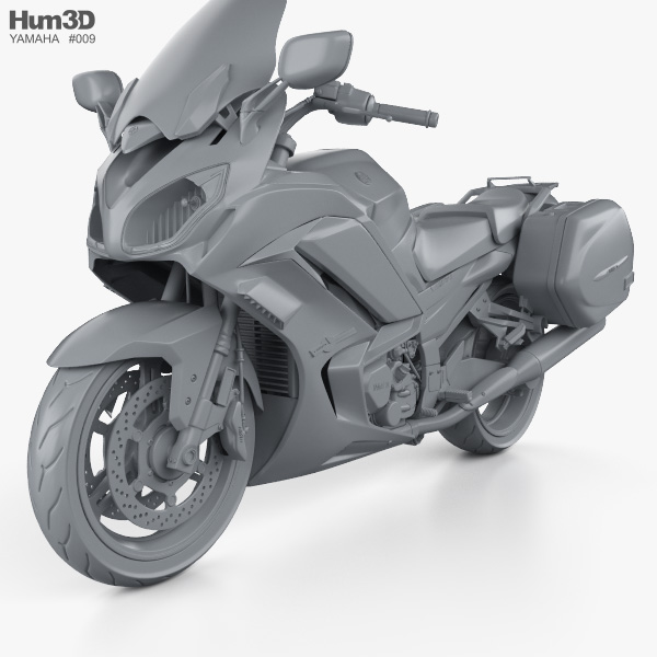 Yamaha FJR1300 ES 2013 3D model - Download Motorcycle on 3DModels.org