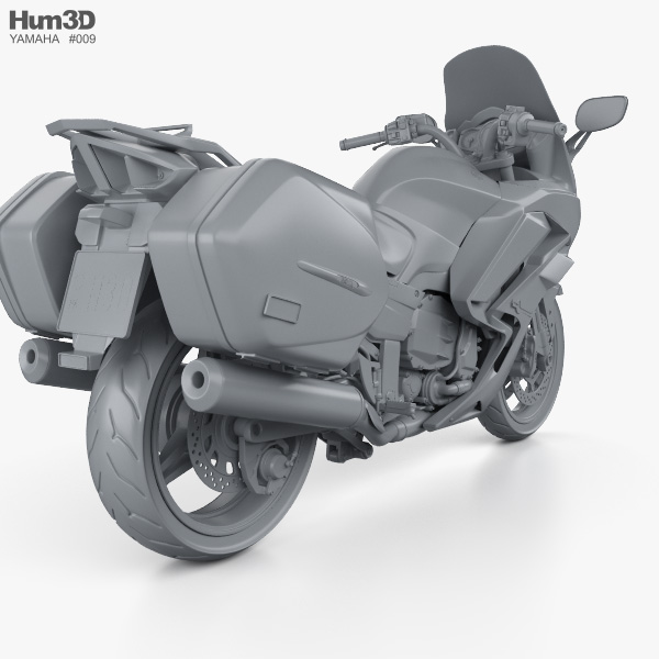Yamaha FJR1300 ES 2013 3D model - Download Motorcycle on 3DModels.org