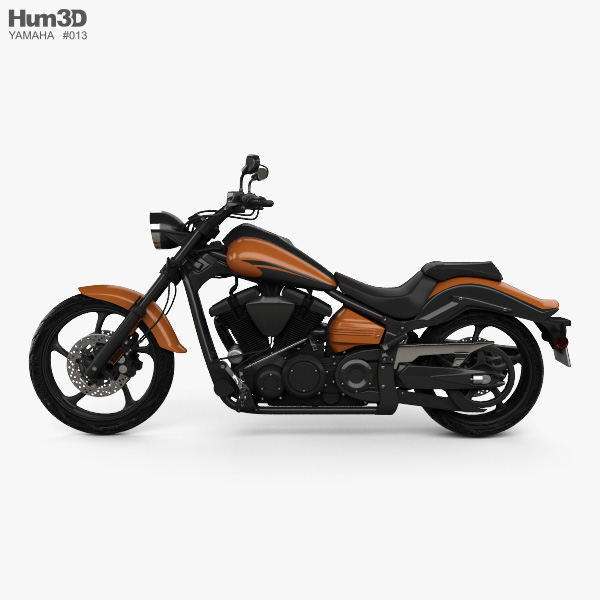 Yamaha Raider SCL 2013 3D model - Download Motorcycle on 3DModels.org