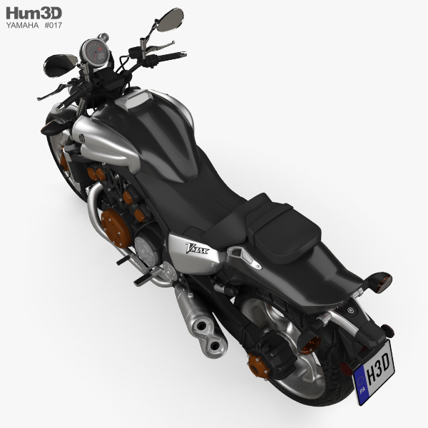 Yamaha VMax 2009 3D model - Download Motorcycle on 3DModels.org