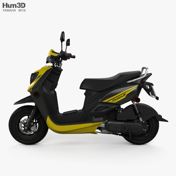 Yamaha Zuma 50 FX 2013 3D model - Download Motorcycle on 3DModels.org