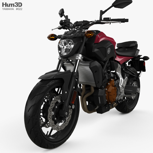 Yamaha MT-07 2015 Modelo 3D - Descargar Motocicletas on 3DModels.org