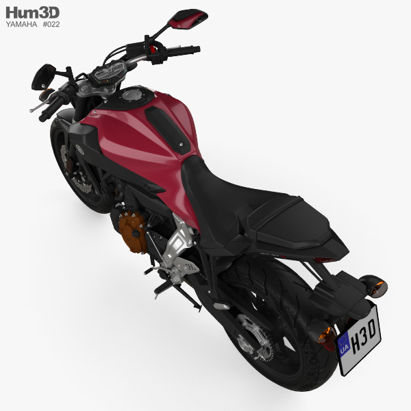 Yamaha MT-07 2015 Modelo 3D - Descargar Motocicletas on 3DModels.org