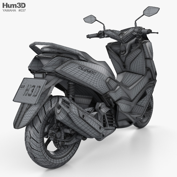 Yamaha NMAX 160 ABS 2017 Modelo 3D - Descargar Motocicletas activado ...