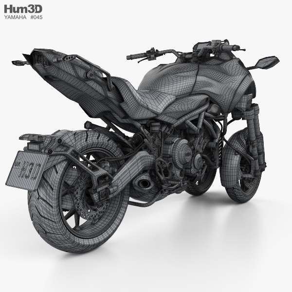 Yamaha Niken 2018 Modelo 3D - Descargar Motocicletas activado 3DModels.org