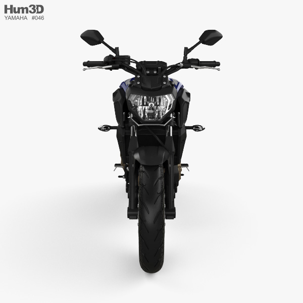 Yamaha MT-07 2018 Modelo 3D - Descargar Motocicletas on 3DModels.org