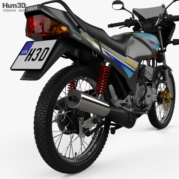 Yamaha RXZ-135 1997 3D model - Download Motorcycle on 3DModels.org