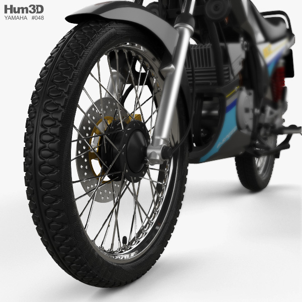 Yamaha RXZ-135 1997 3D model - Download Motorcycle on 3DModels.org