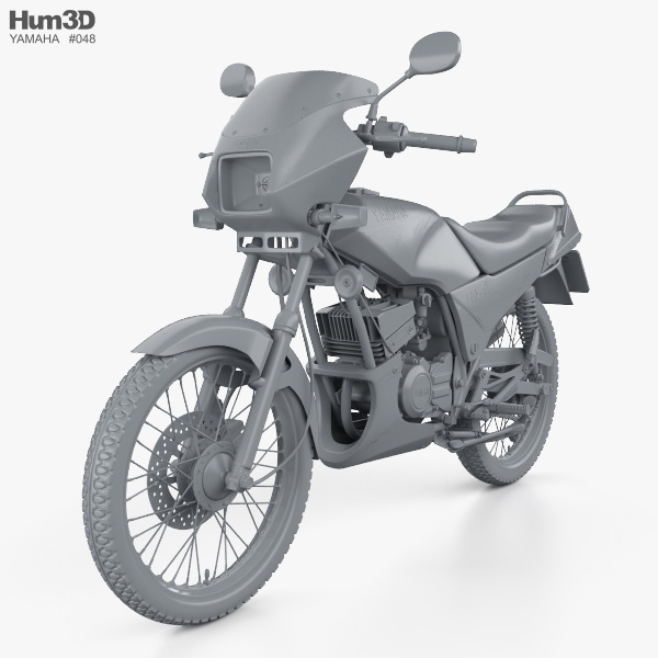 Yamaha RXZ-135 1997 3D model - Download Motorcycle on 3DModels.org