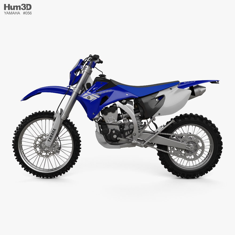 Yamaha WR250F 2007 3D模型 - 下载 摩托車 on 3DModels.org
