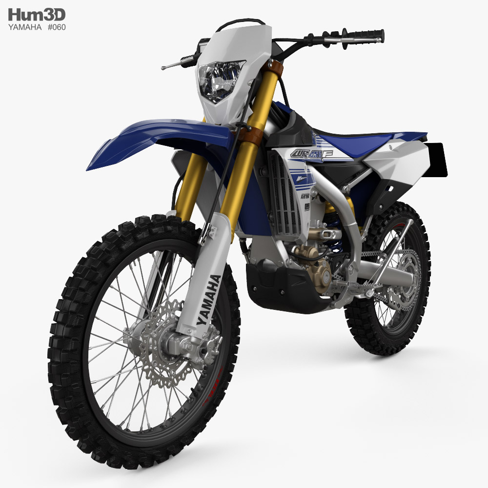 Yamaha WR450F 2016 3D model - Download Motorcycle on 3DModels.org