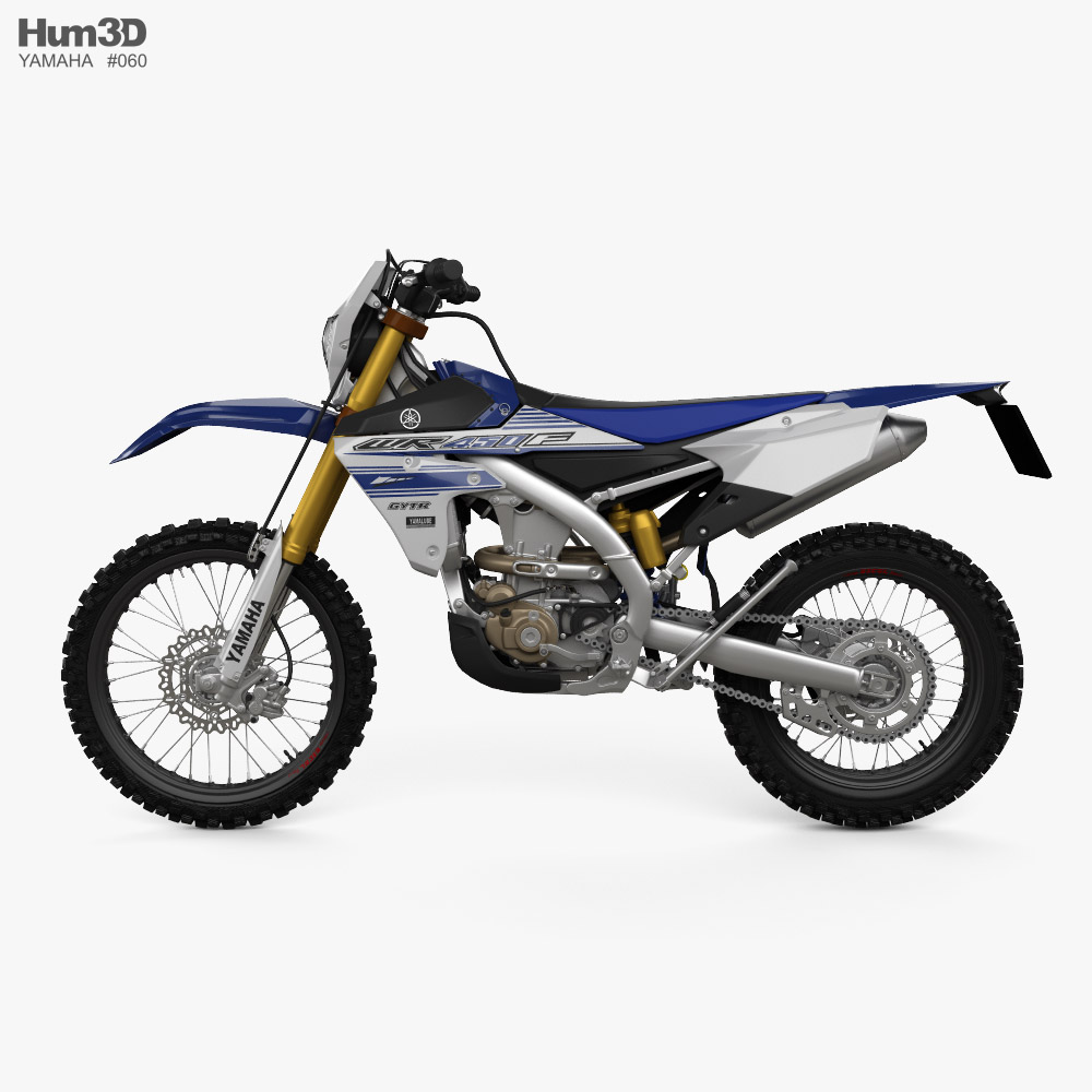 Yamaha WR450F 2016 3D model - Download Motorcycle on 3DModels.org