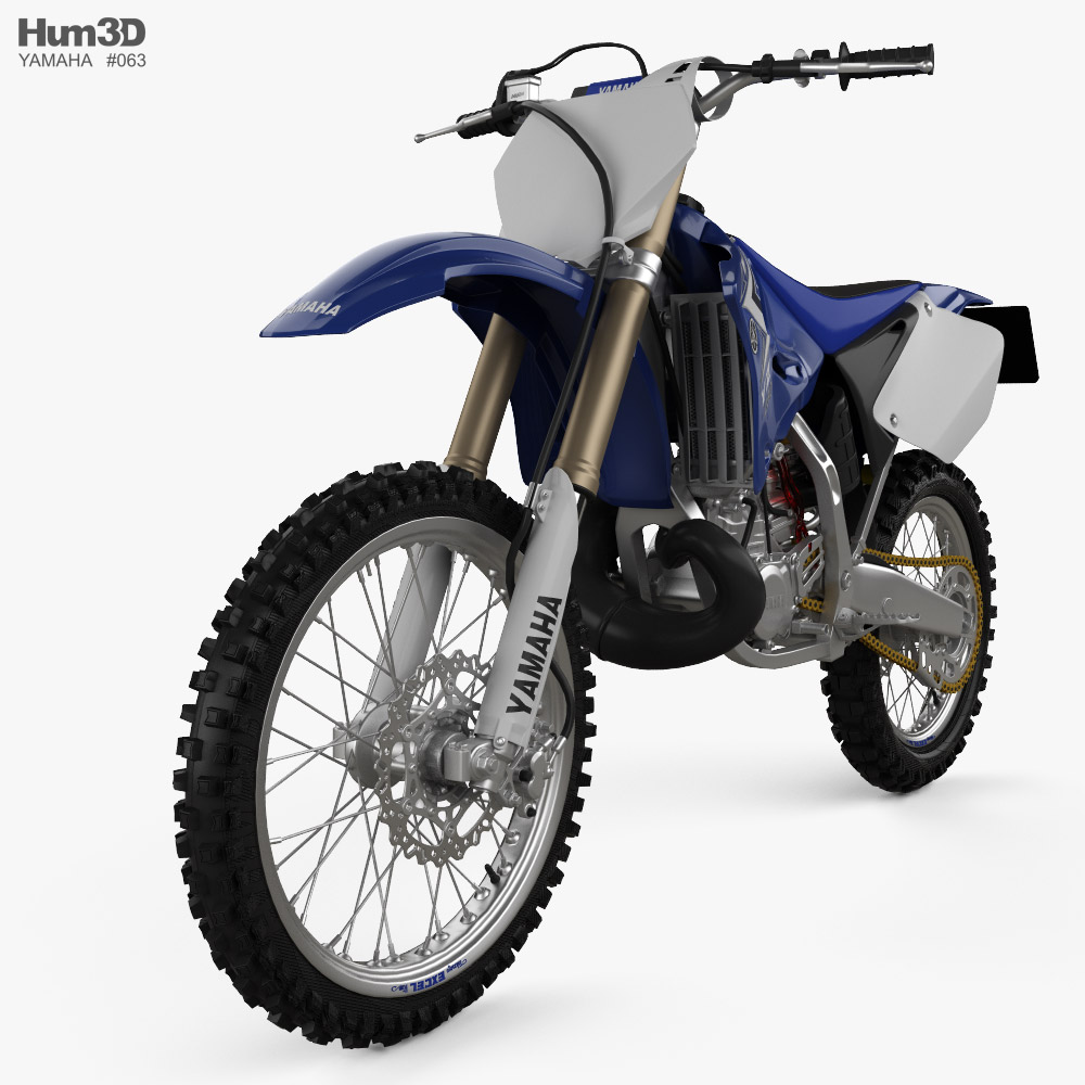 Yamaha YZ250 2008 3D model - Download Motorcycle on 3DModels.org