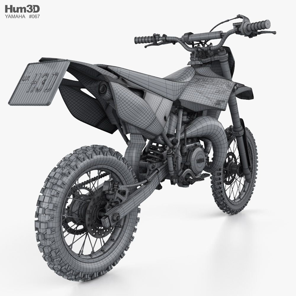 Yamaha YZ85 2015 3D model - Download Motorcycle on 3DModels.org