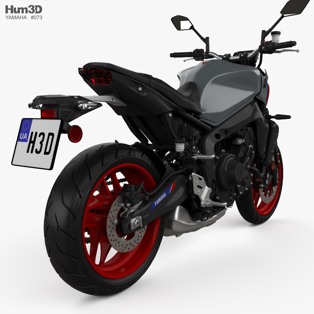Yamaha MT-09 2021 3D model - Download Motorcycle on 3DModels.org
