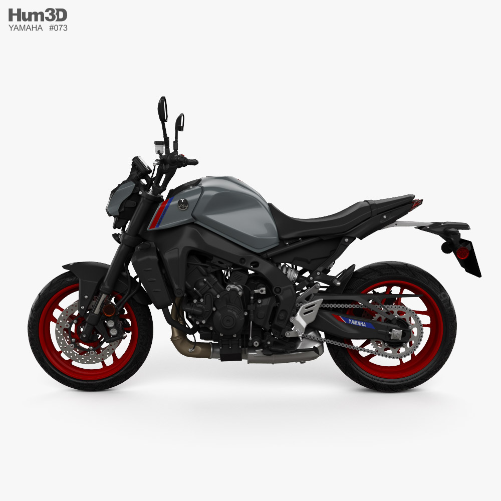 Yamaha MT-09 2021 3D model - Download Motorcycle on 3DModels.org