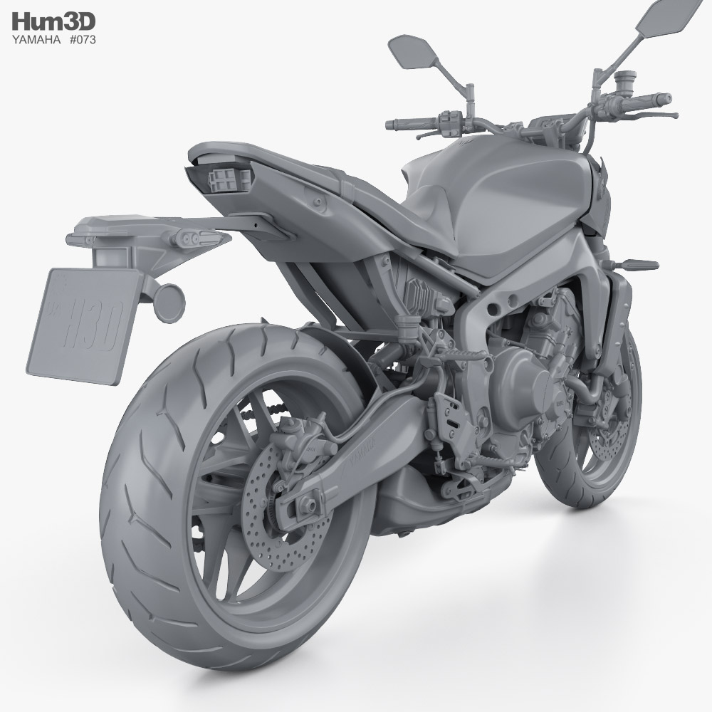 Yamaha MT-09 2021 3D model - Download Motorcycle on 3DModels.org