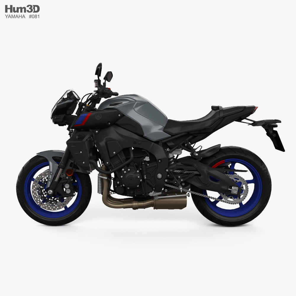 Yamaha MT 10 2025 3D 모델 - 다운로드 모터사이클 on 3DModels.org