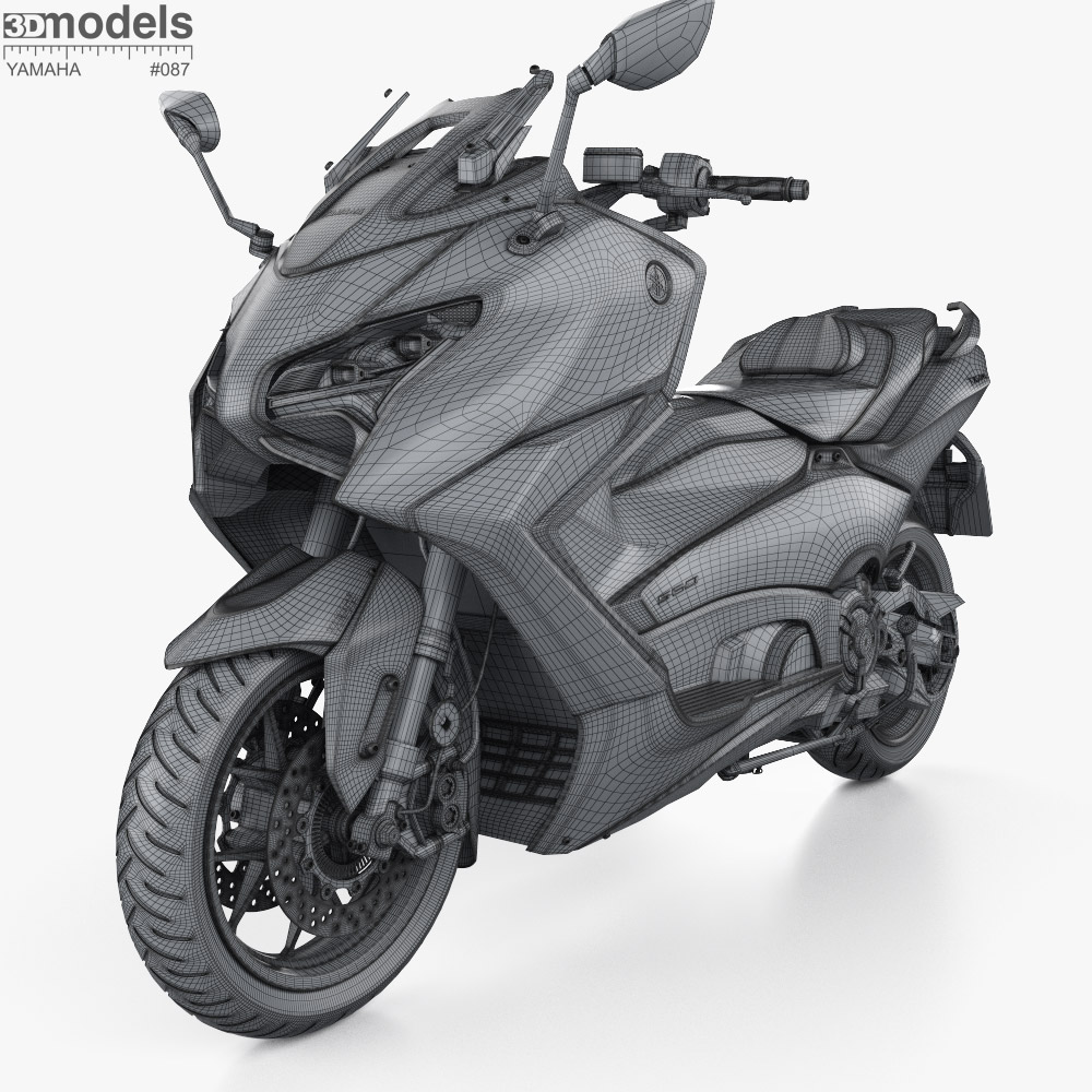 Yamaha T-Max Tech MAX 2025 3D model - Download Motorcycle on 3DModels.org